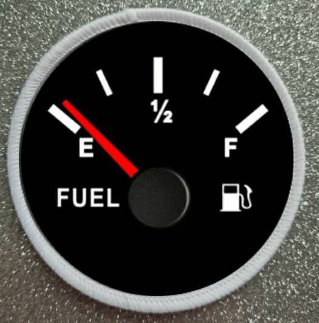 Fuel Guage Empty 3 Inch Patch Badge - Etsy