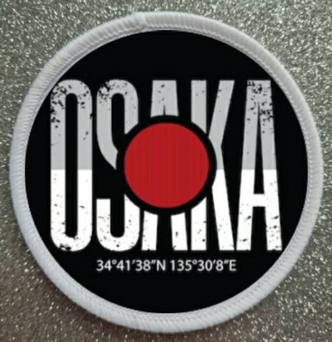 3 Inch Osaka Japan Patch Badge - Etsy