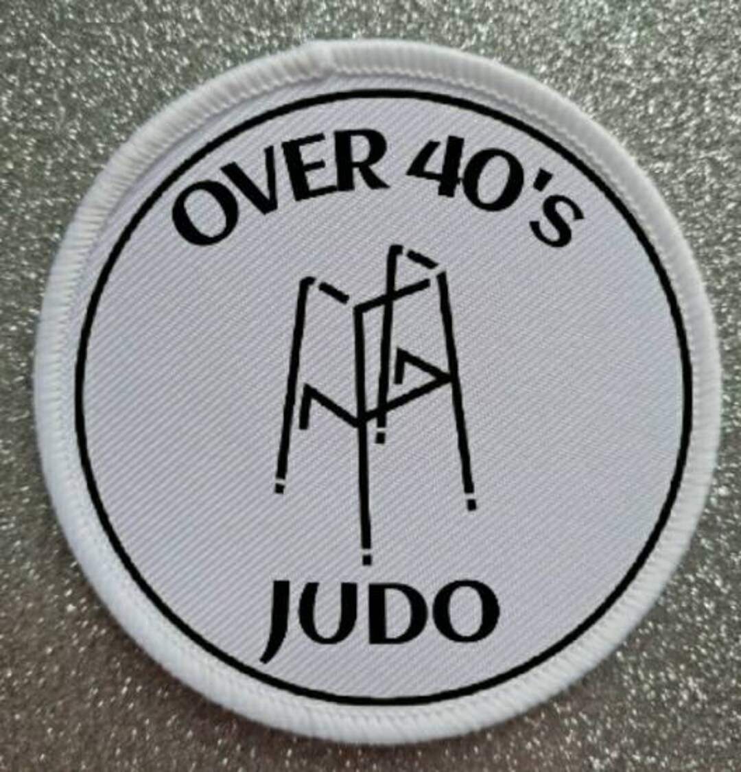 3 Inch Over 40s Judo Sublimation Patch Badge. - Etsy