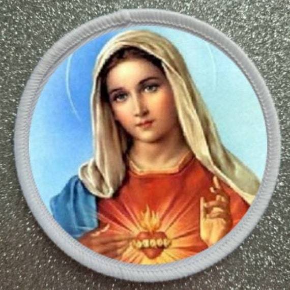 3 Inch St Mary the Virgin Patch Badge - Etsy