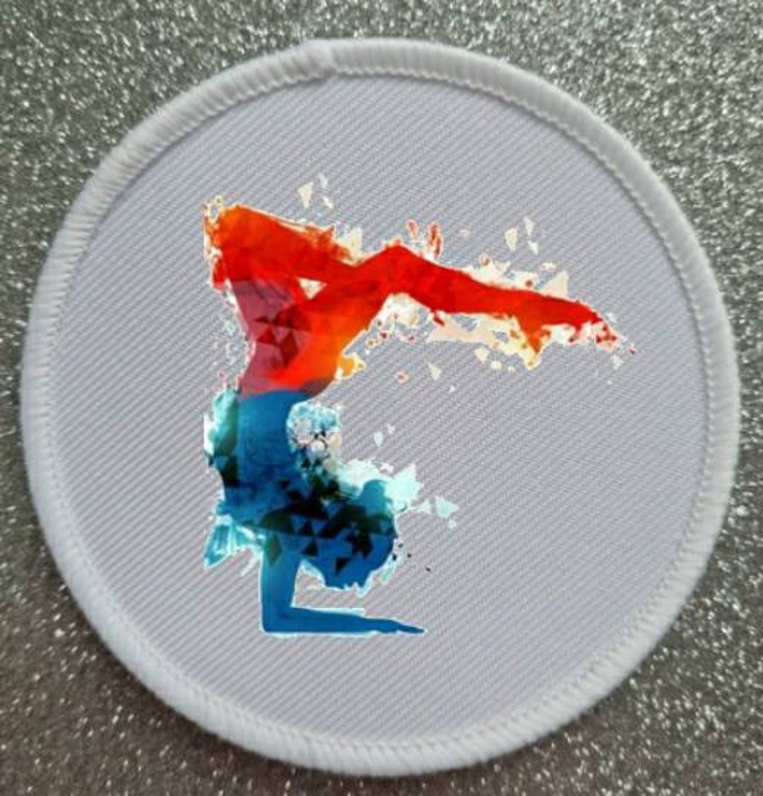 3 Inch Gymnastics Patch Badge - Etsy