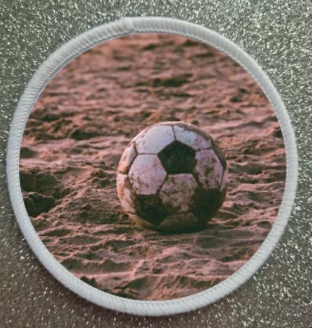 3 Inch Beach Football Soccer Patch Badge - Etsy