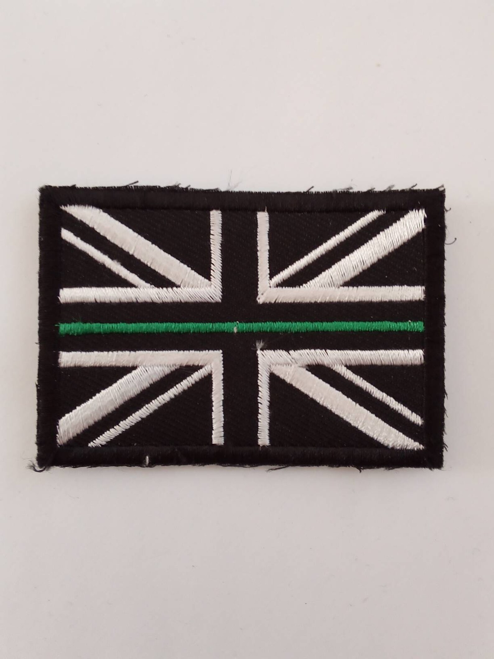 Emergency Services Great Britain Black Union Jack Flag Patch (badge) 3 ...