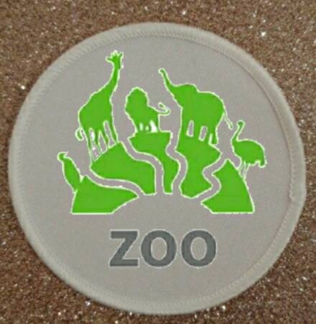 3 Inch Zoo Patch Badge - Etsy