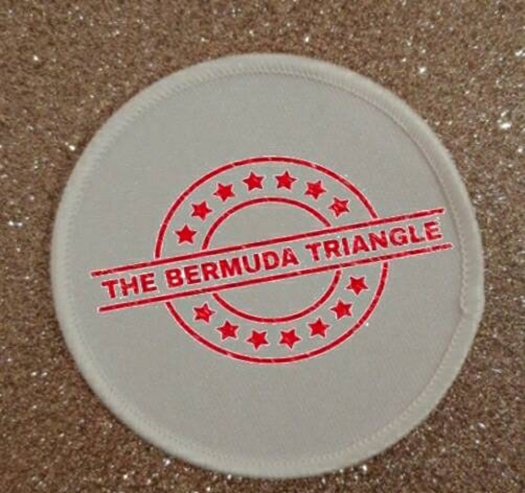 3 Inch the Bermuda Triangle Patch Badge - Etsy