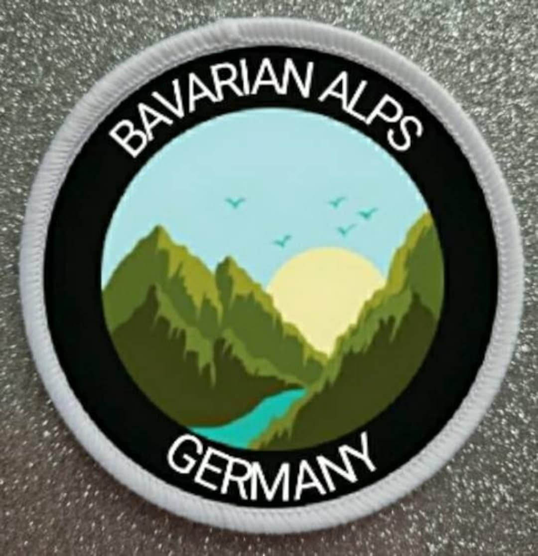 3 Inch Bavarian Alps Germany Patch Badge - Etsy