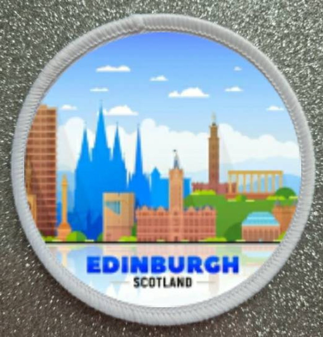 3 Inch Edinburgh Scotland Patch Badge - Etsy