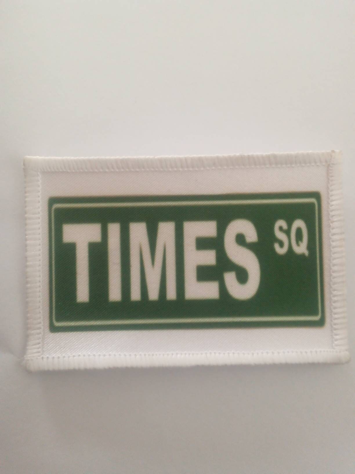 3 Inch Times Square NY Street Sign Patch Badge - Etsy