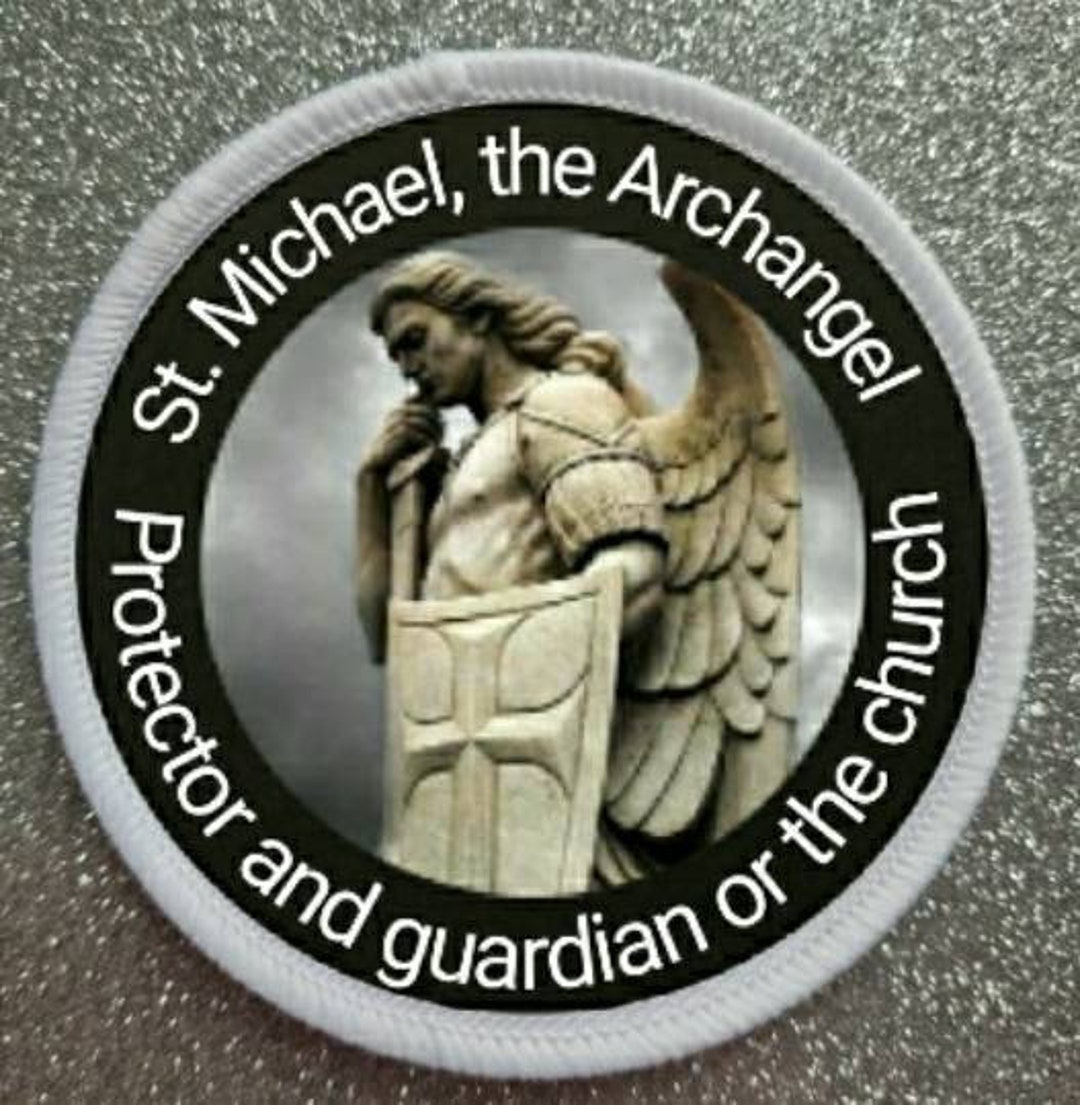 3 Inch St Michael Patch Badge - Etsy