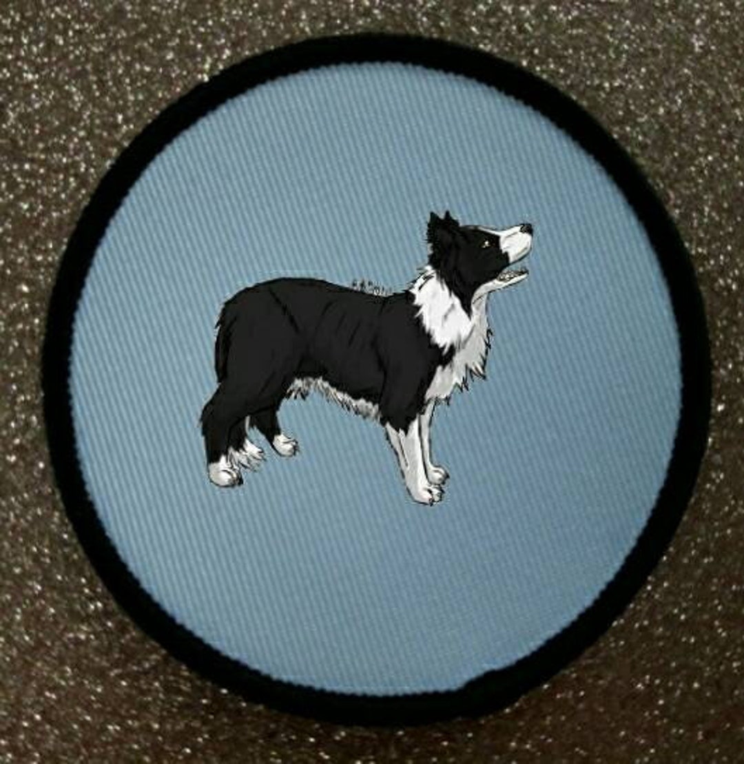 3 Inch Border Collie Patch Badge - Etsy
