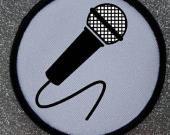 Iron on Microphone Patch - Etsy