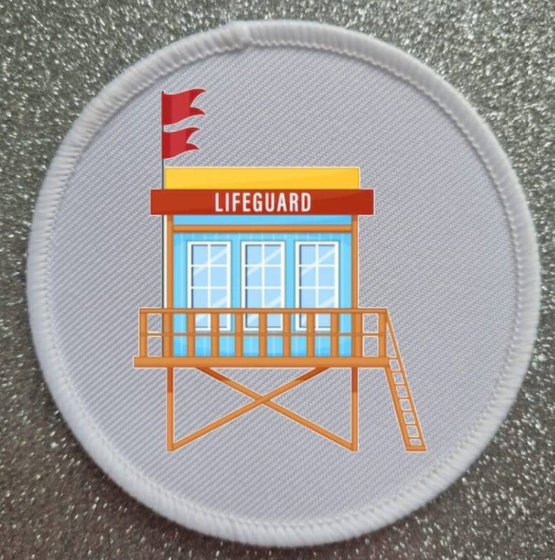 3 Inch Lifeguard Patch Badge - Etsy