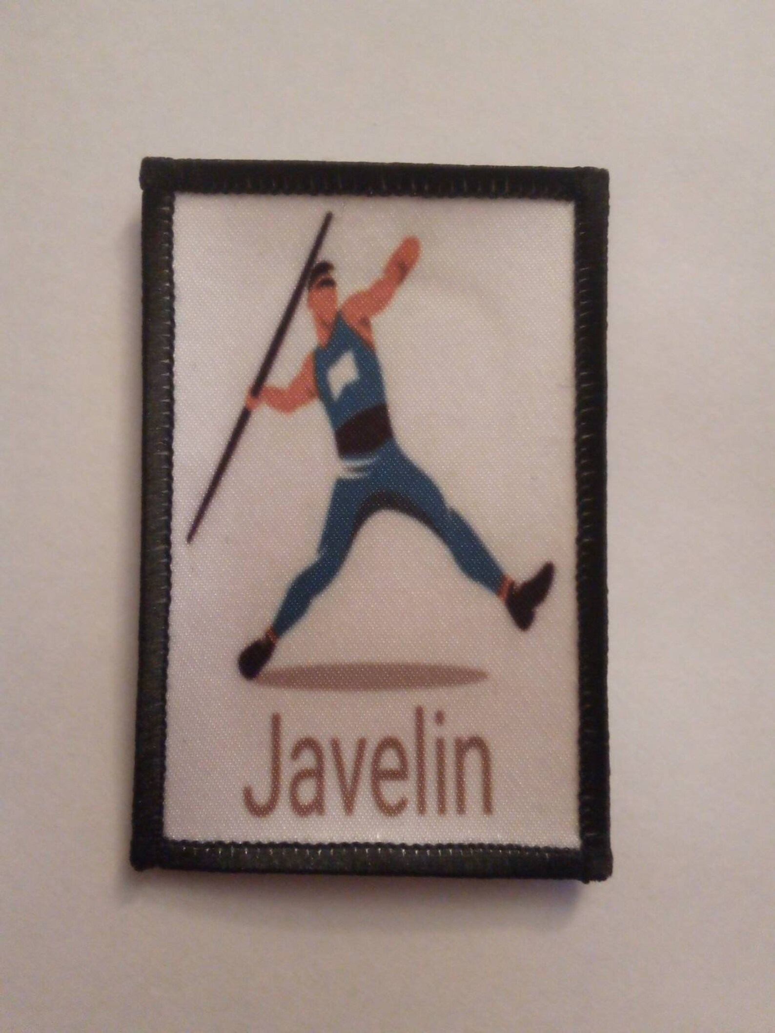 Javelin Athlete 3 Inch Patch Badge - Etsy
