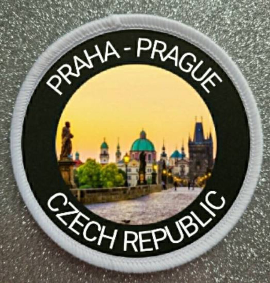 3 Inch Praha Prague Czech Republic Patch Badge - Etsy