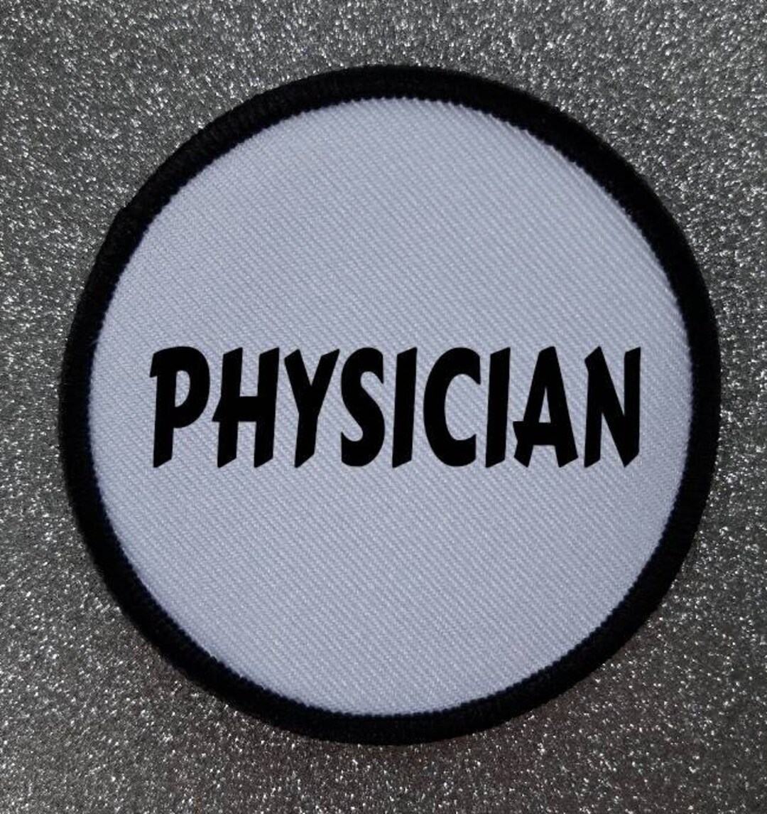3 Inch Physician Patch Badge - Etsy