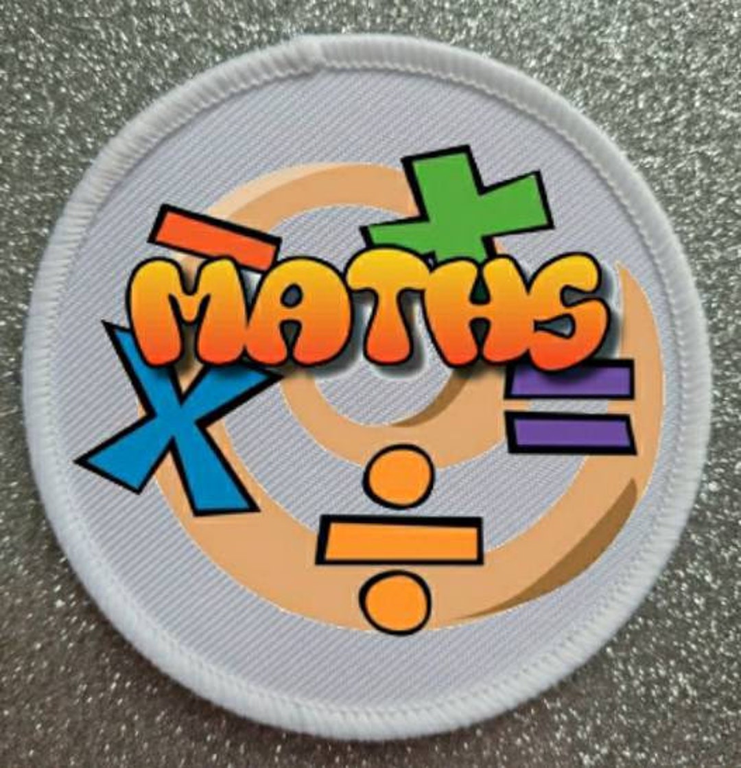 3 Inch Maths Patch Badge - Etsy