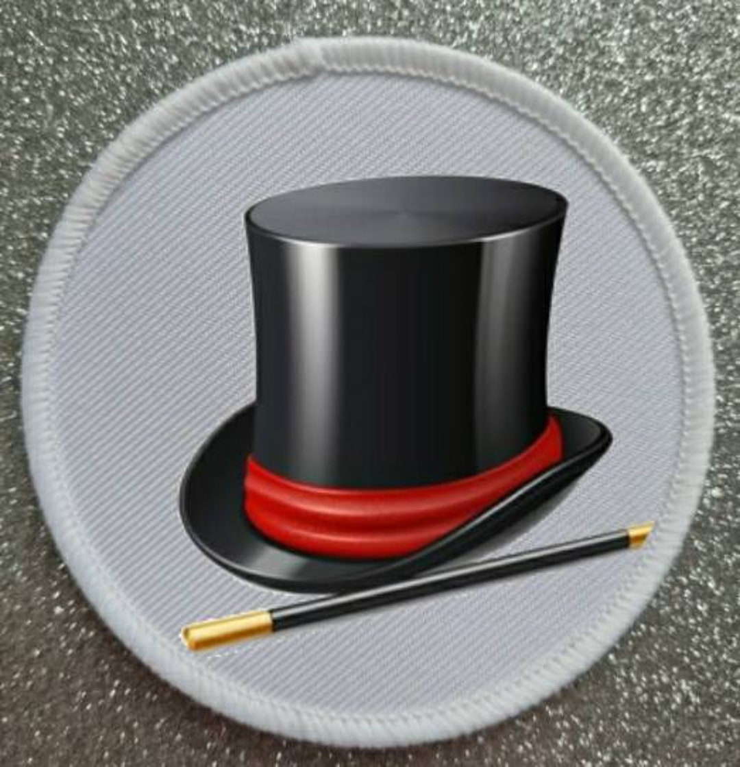 Magician 3 Inch Patch Badge - Etsy