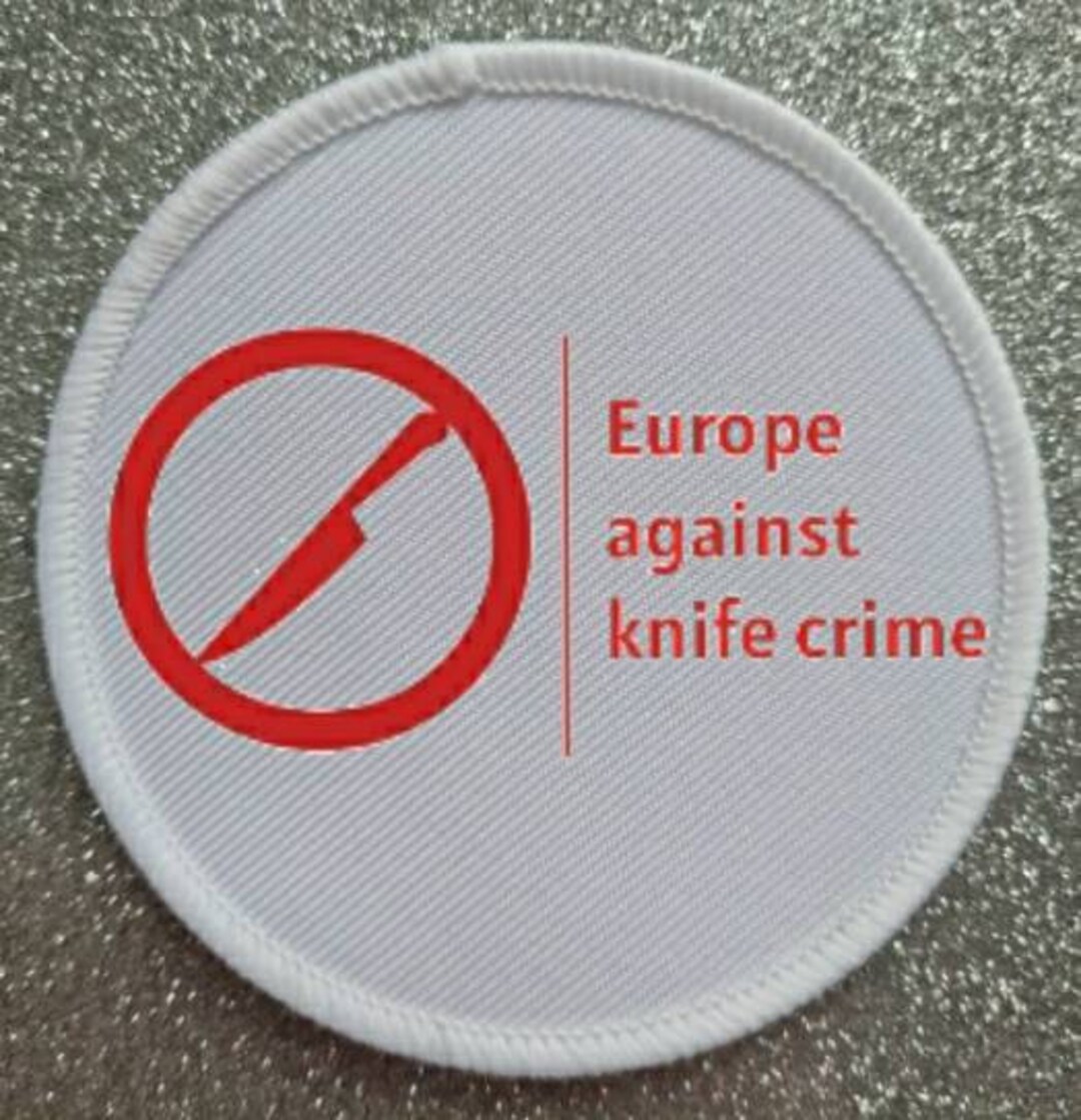 3 Inch Europe Against Knife Crime Sublimation Patch Badge - Etsy