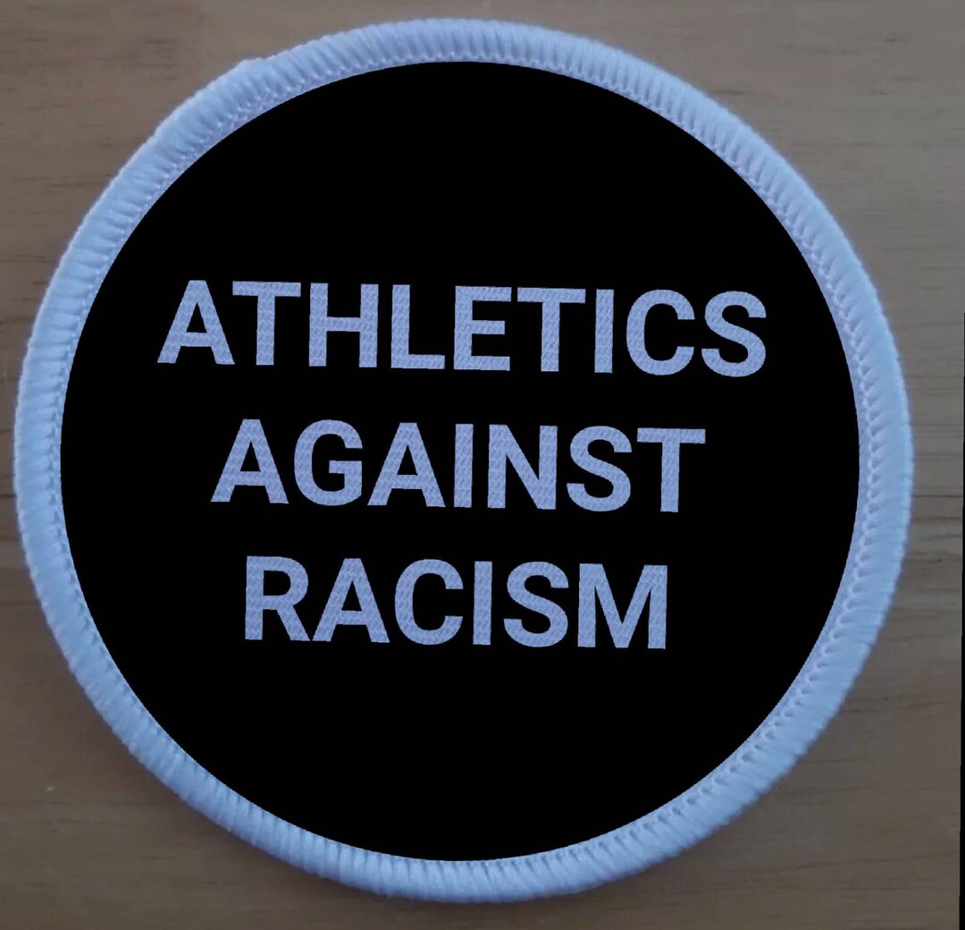 Athletics Against Racism Anti Racism 3 Inch Patch Badge - Etsy