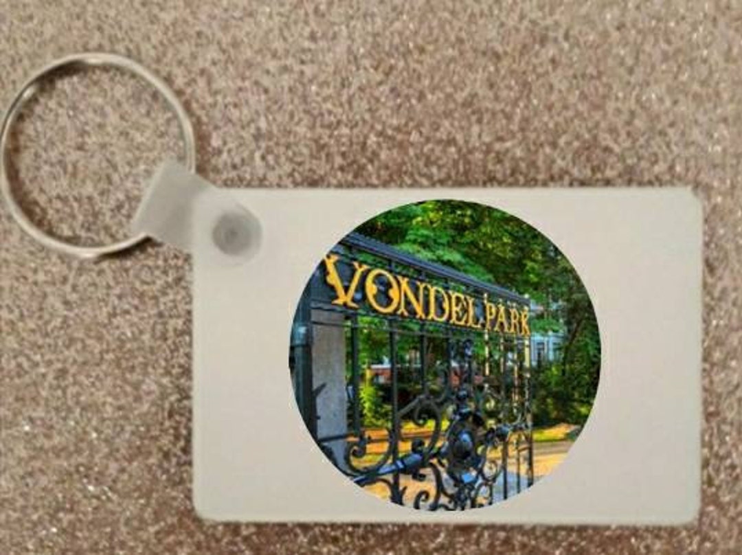 2.5" Vondelpark Vondel Park Amsterdam Keyring Keychain - Etsy