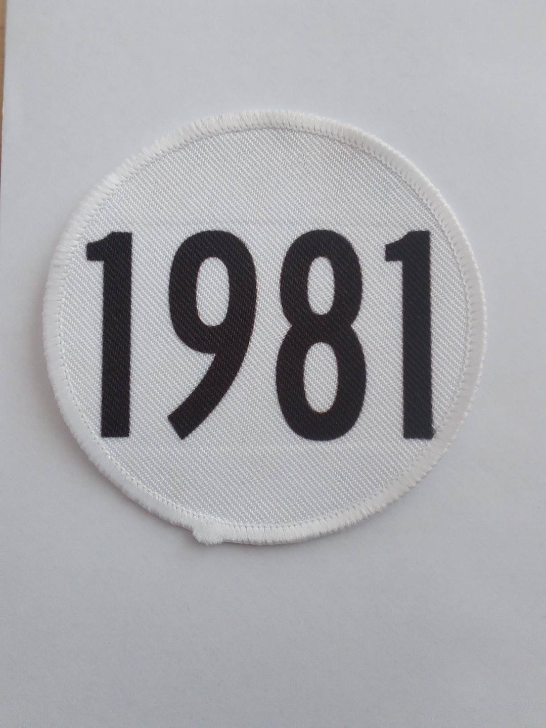1981 Year 3 Inch Patch Badge - Etsy