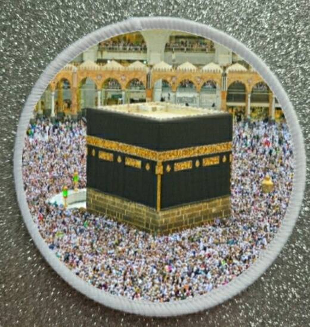 3" Kaaba Mecca Sublimation Patch Badge. Made in the UK - Etsy