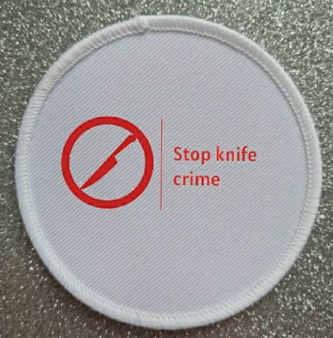 3 Inch Stop Knife Crime Campaign Sublimation Patch Badge - Etsy