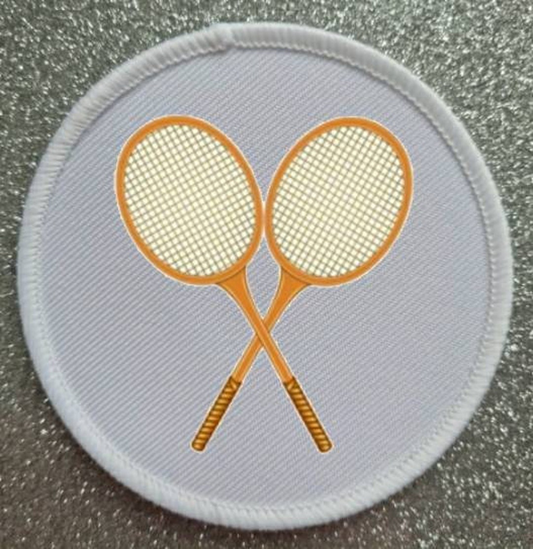 3 Inch Retro Tennis Racquets Patch Badge - Etsy