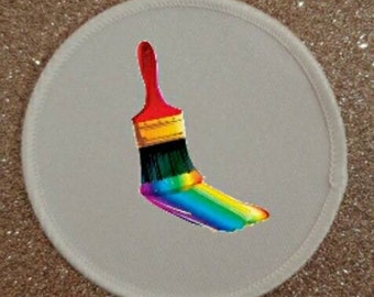 Painter's Palette Applique Patch Artist Badge 1.75 3-pack, Iron On - Etsy