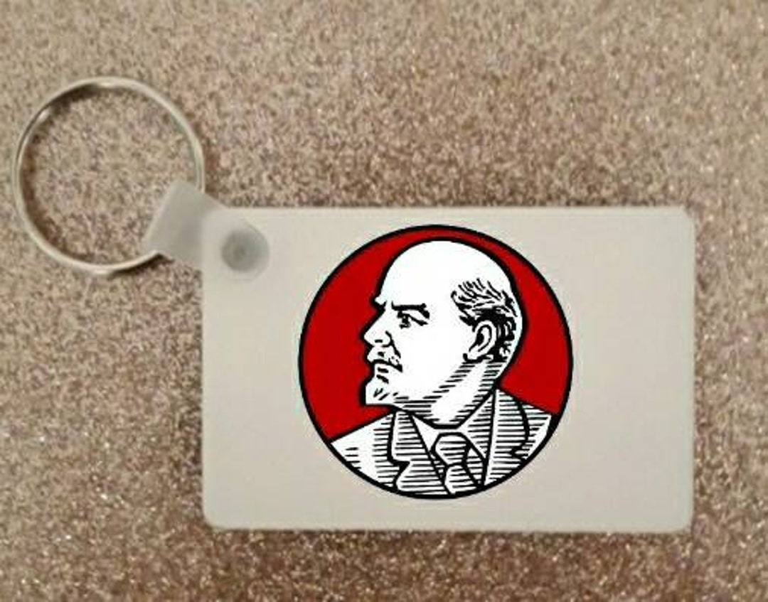 2.5 Vladimir Lenin Communist Key Ring Keyring Keychain Made in the UK ...