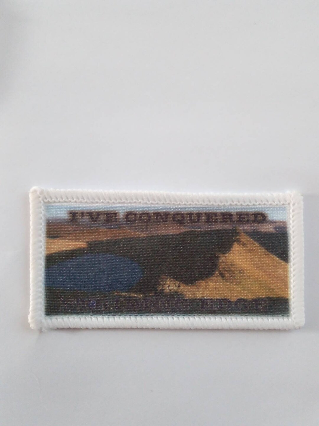 3 Inch I Ve Conquered Striding Edge Patch Badge - Etsy