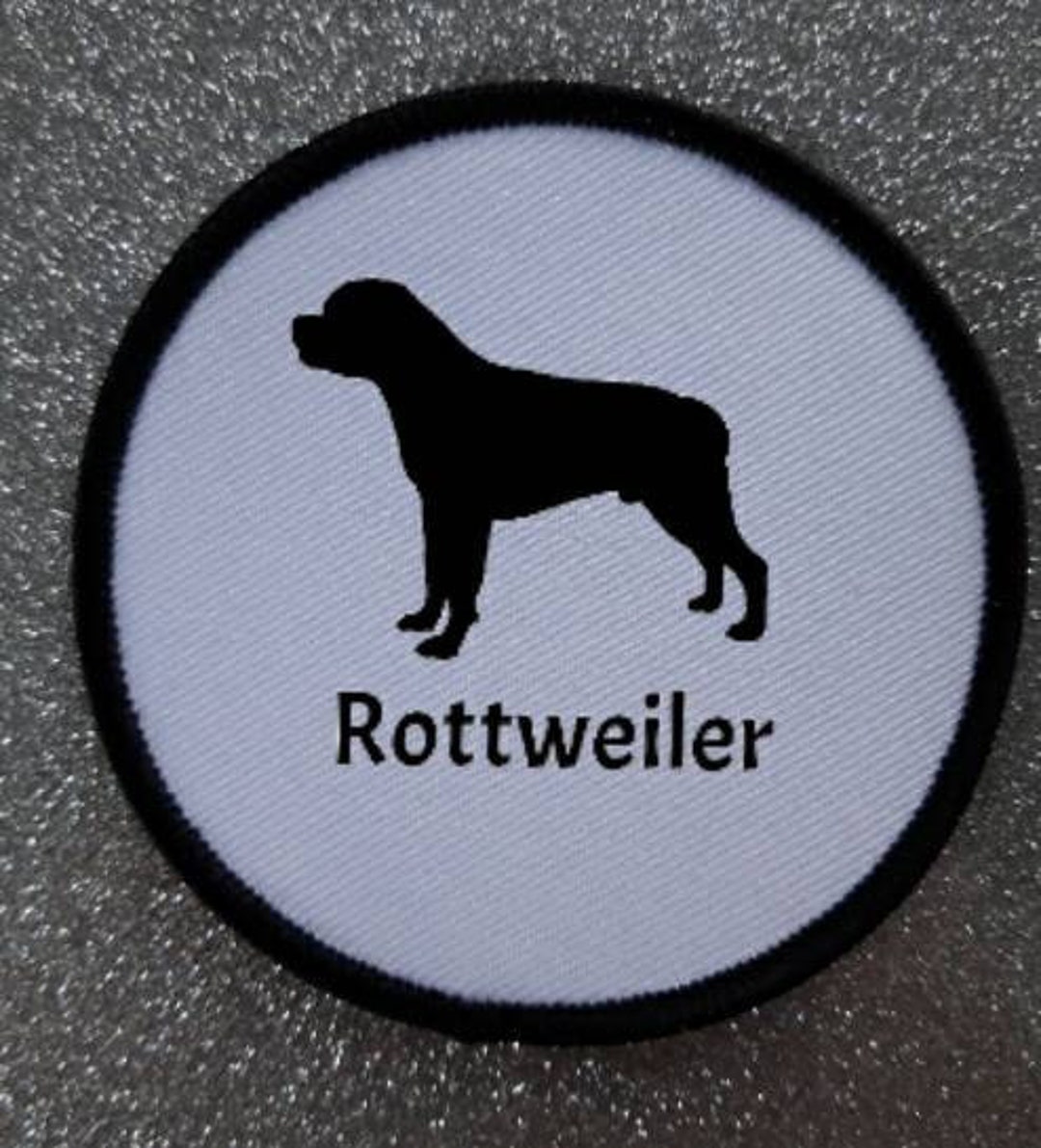 3 Inch Rottweiler Dog Patch Badge - Etsy
