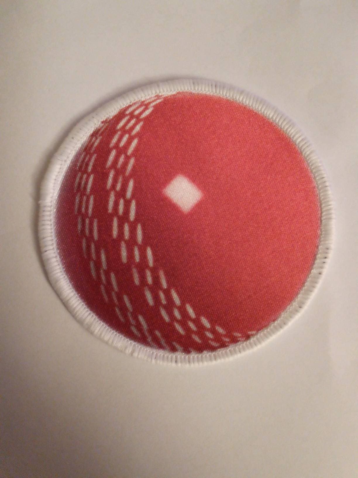 Cricket Ball 8cm Patch Badge - Etsy