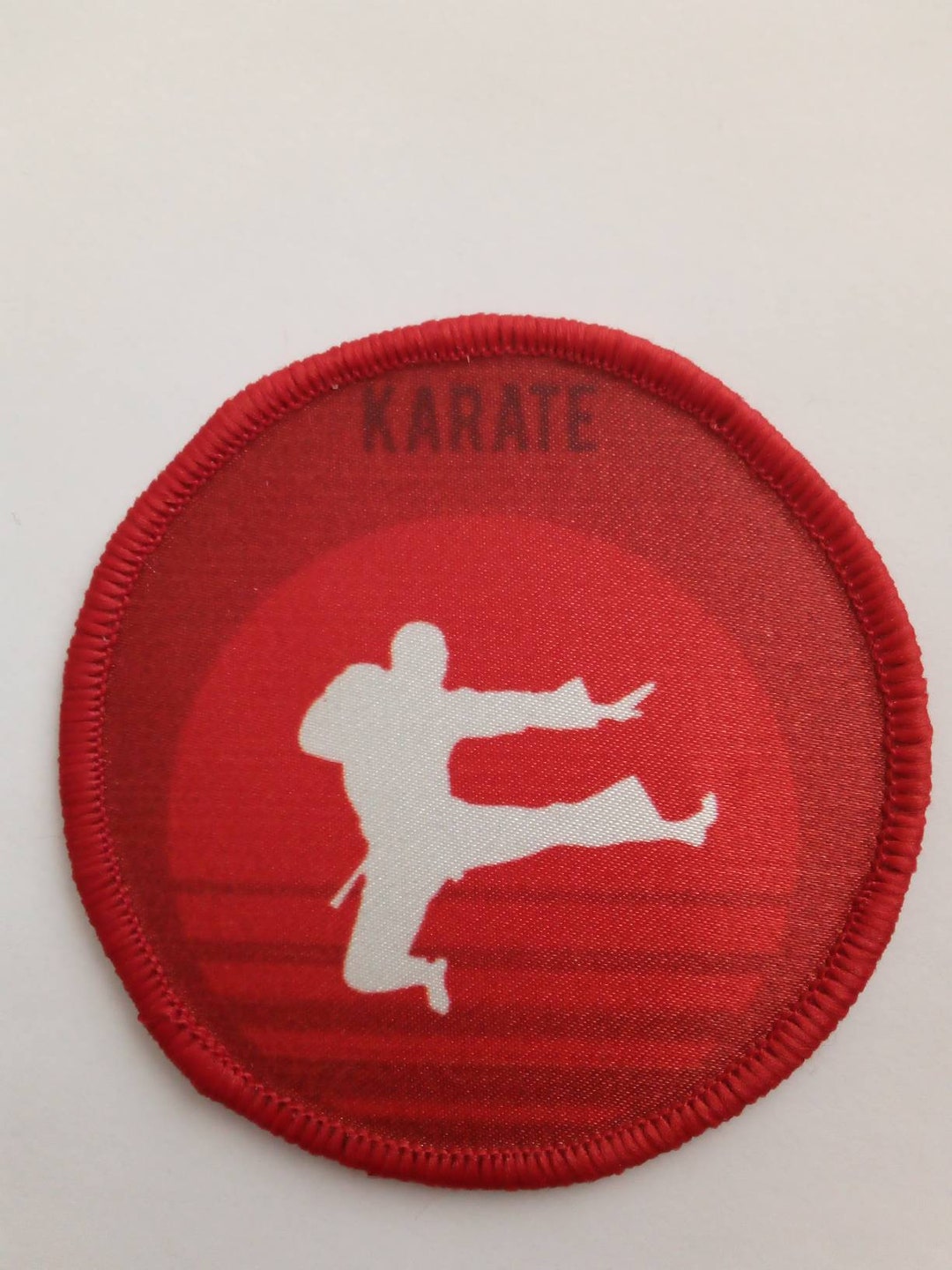 Flying Kick Martial Arts Kung Fu Karate Style 8cm Patch Badge - Etsy