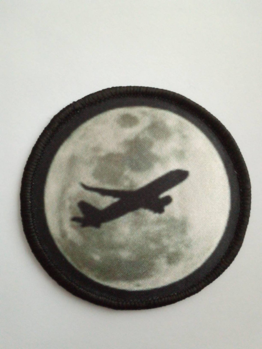 3 Inch Plane Spotter Airplane Moon Patch Badge - Etsy