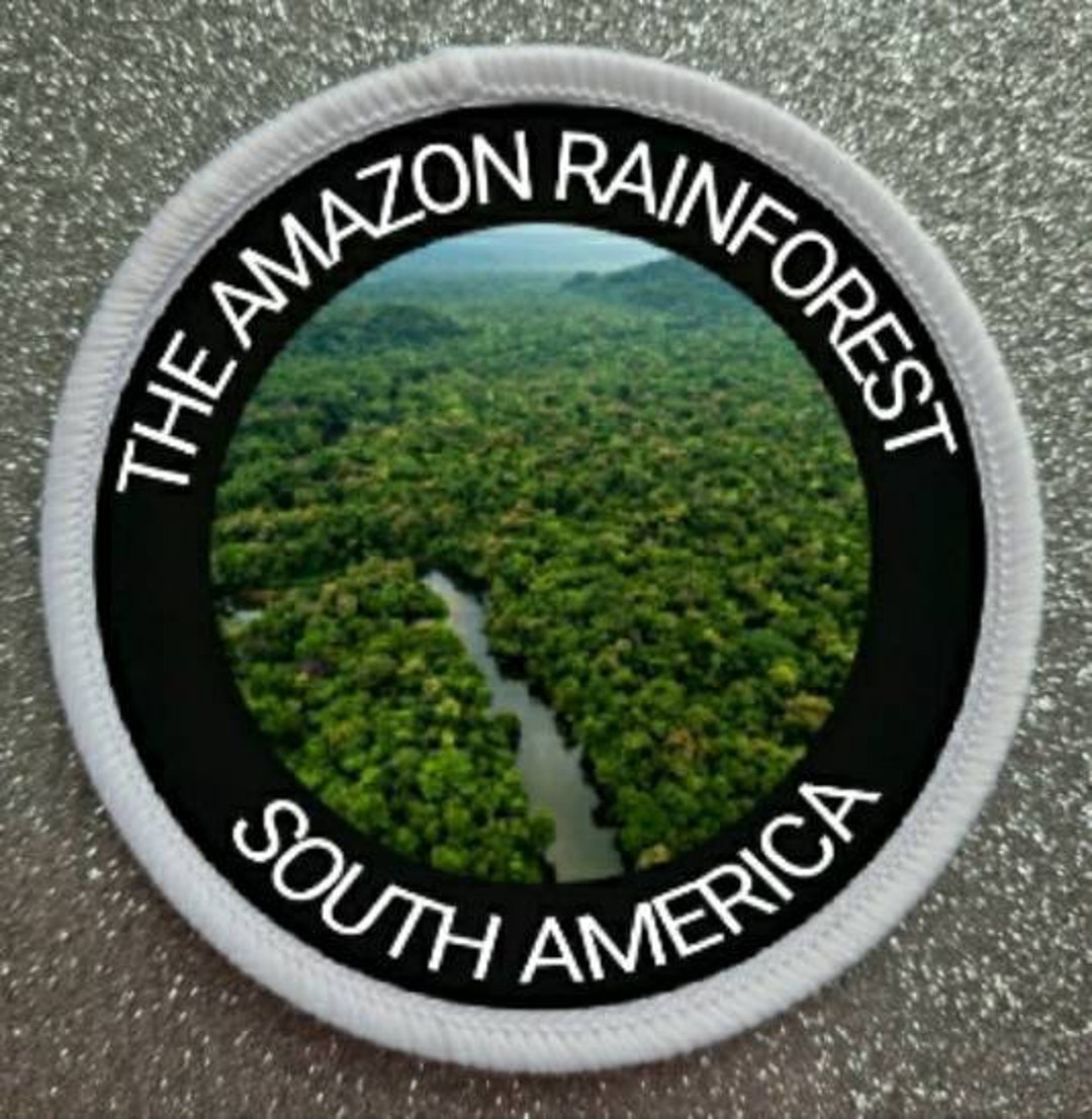 3 Inch the Amazon Rainforest South America Sublimation Patch Badge. - Etsy