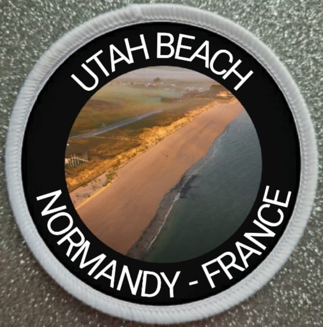3 Inch Utah Beach Normandy France Patch Badge D Day WW2 - Etsy