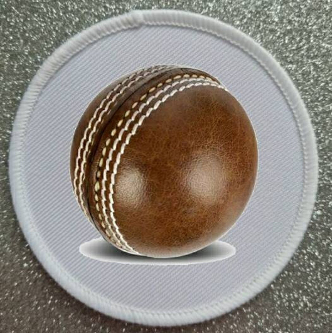 3 Inch Retro Style Old Cricket Ball Kit Patch Badge - Etsy