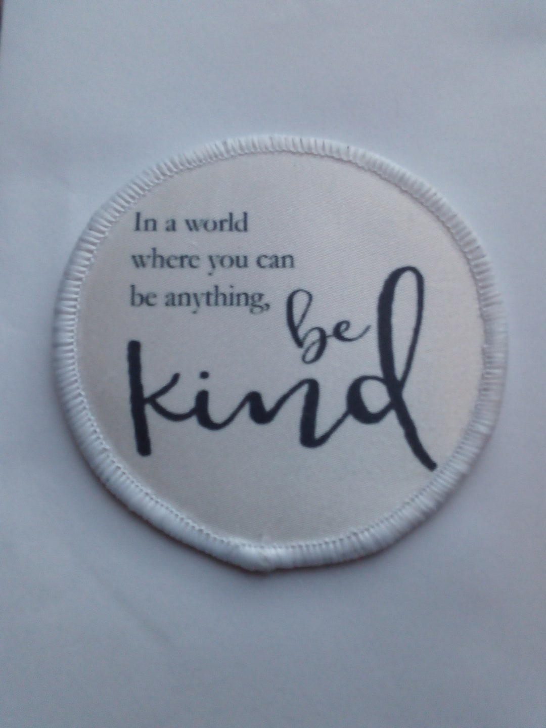 Be Kind 8cm Patch Badge - Etsy