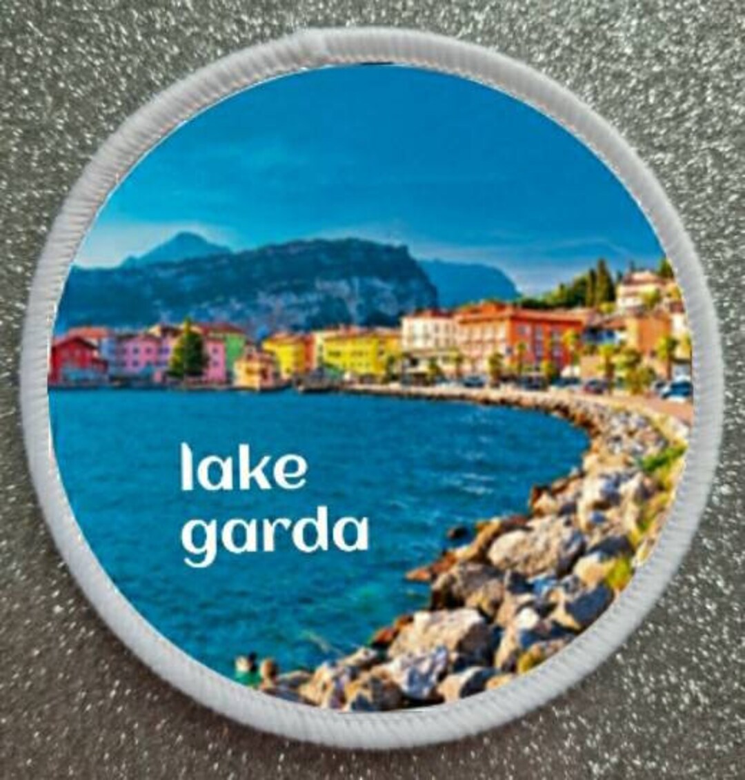 3 Inch Lake Garda Italy Sublimation Patch Badge. - Etsy