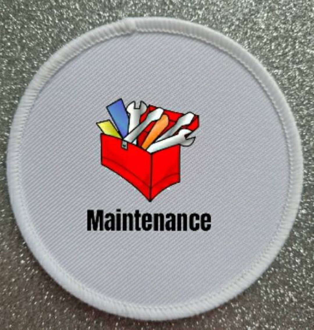 3 Inch Maintenance Tool Box Sublimation Patch Badge. - Etsy