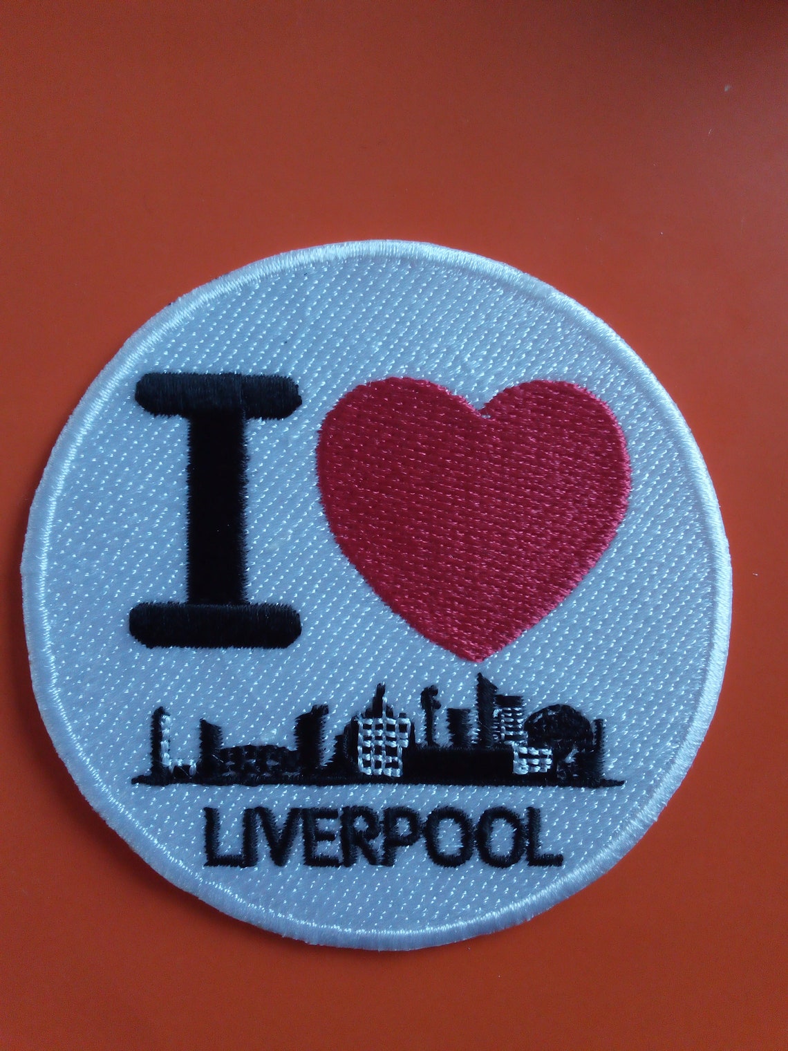 I Love Liverpool 8cm Patch Badge - Etsy