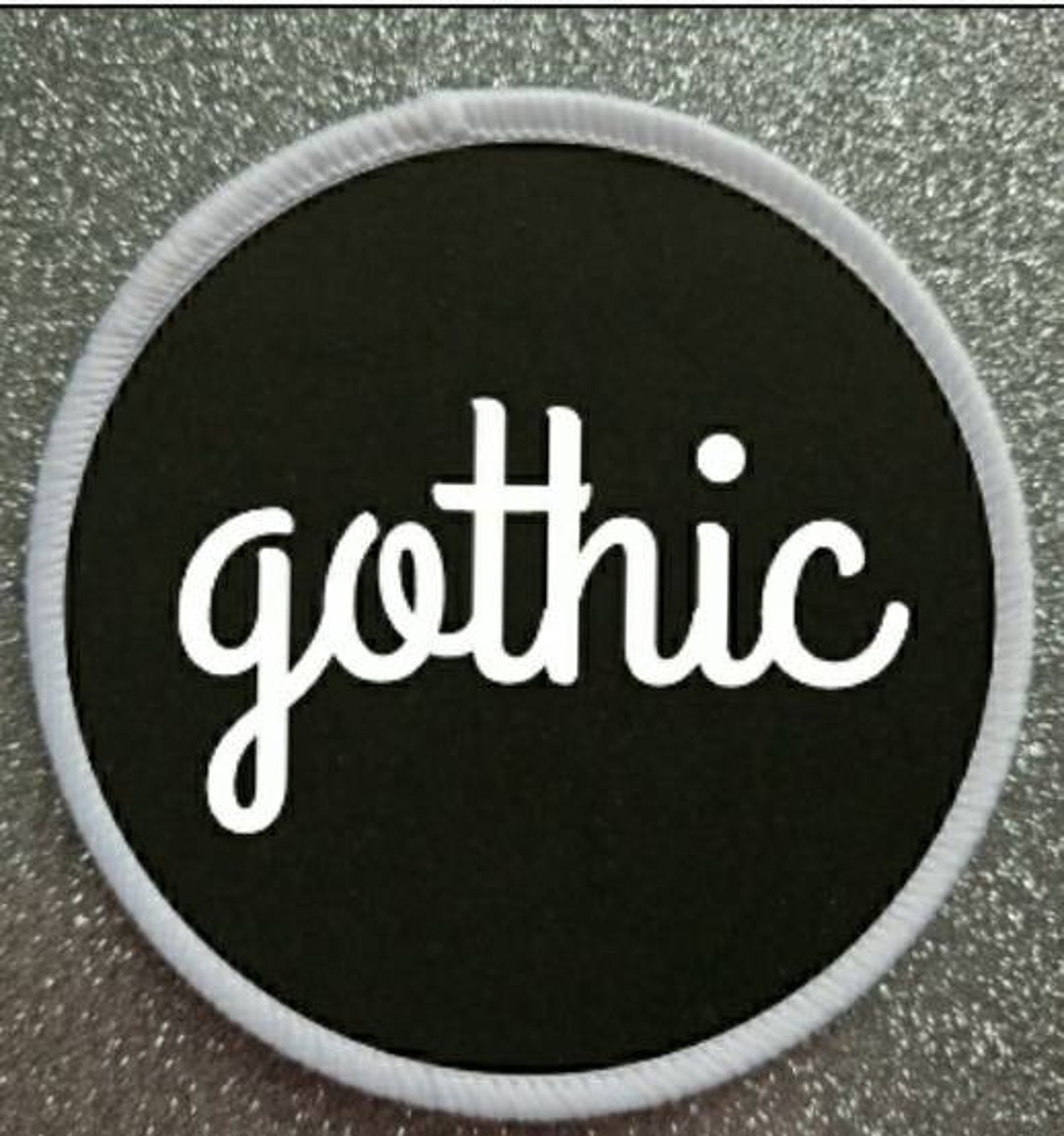3 Inch Gothic Sublimation Patch Badge - Etsy