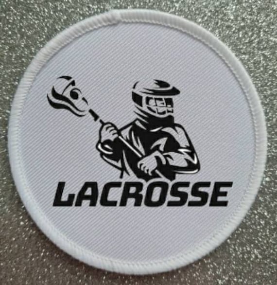 3 Inch Lacrosse Sport Sublimation Patch Badge. | Etsy