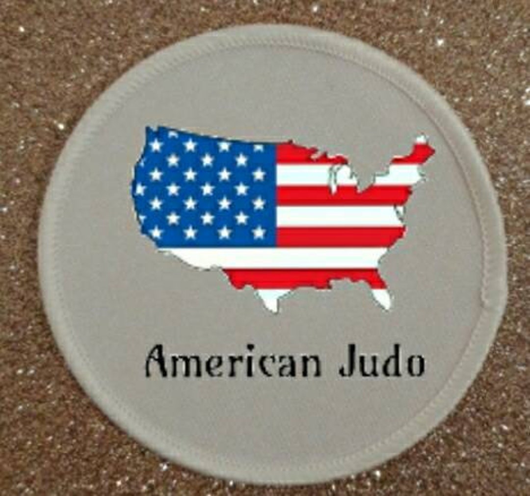 7 Inch Large American Judo Patch Badge - Etsy