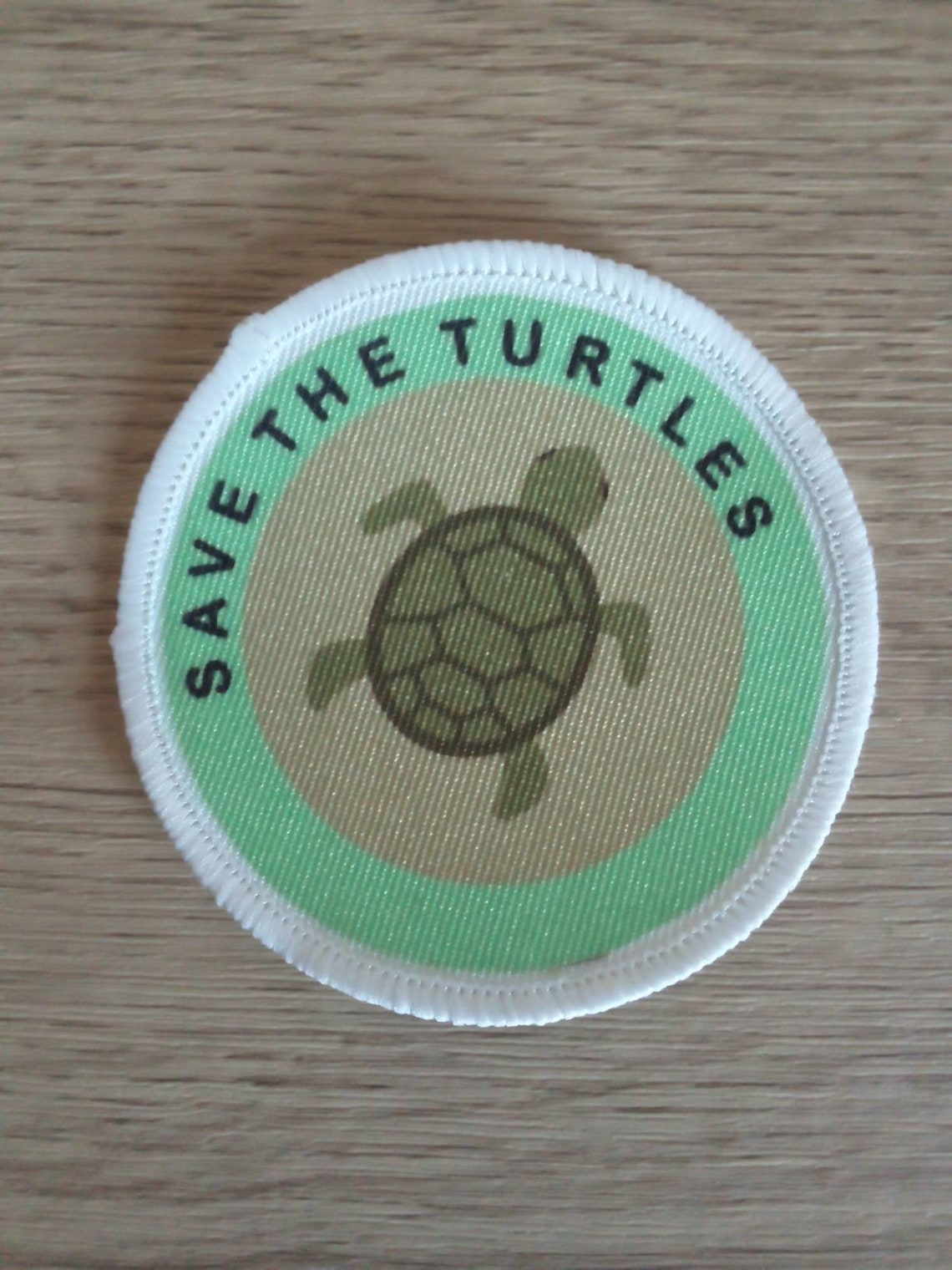 3 Inch Save the Turtles Patch Badge - Etsy