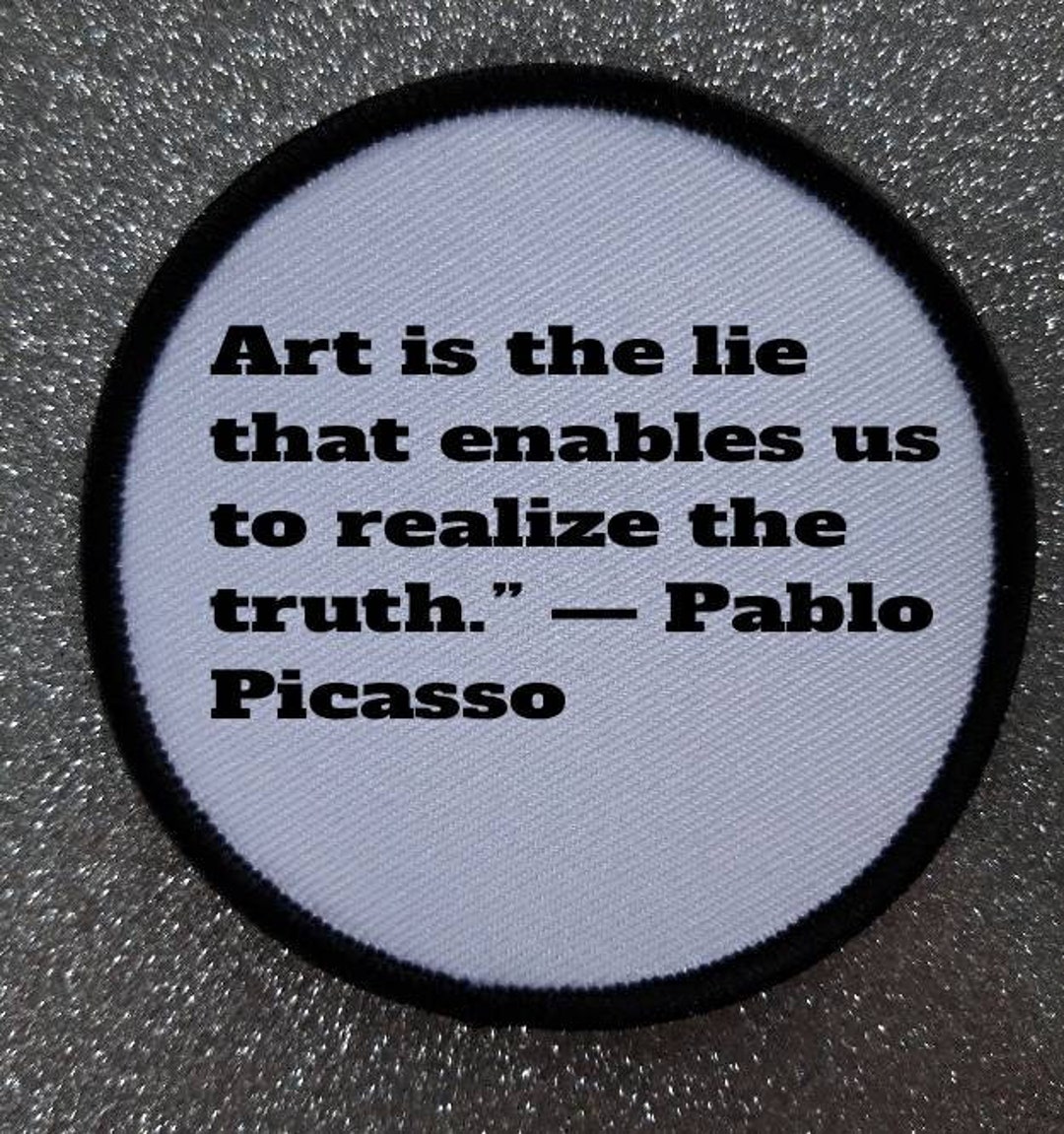 3 Inch Art Quote Patch Badge - Etsy