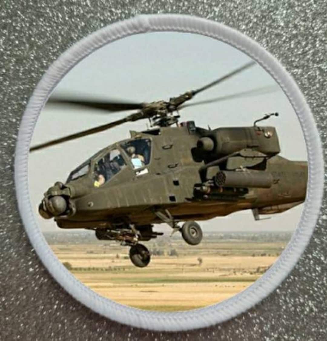 3 Inch Apache Helicopter Patch Badge - Etsy