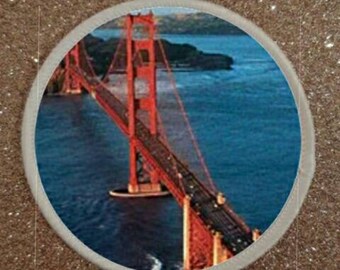 San Francisco Patch Golden Gate Bridge, California Badge 3.25 iron On ...