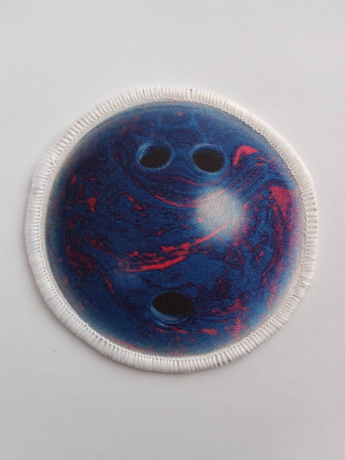 3 inch bowling ball ten pin patch badge | Etsy